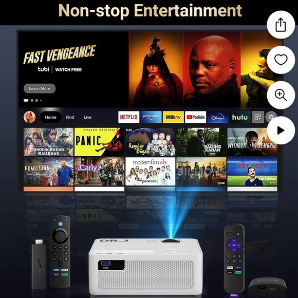 Cameras, Photo & Video | Brand New Display Projector With Bluetooth ...